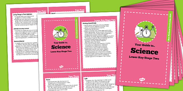 2014 National Curriculum Cards LKS2 Science (teacher made)
