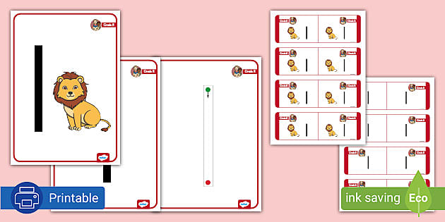 Gr. R Phonics L Poster, Flashcards and Robot Letter - Twinkl