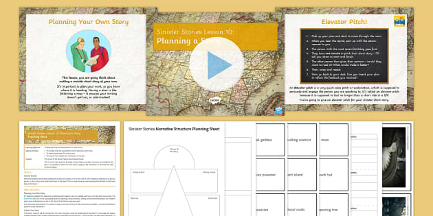 Sinister Stories Lesson 10: Planning a Story