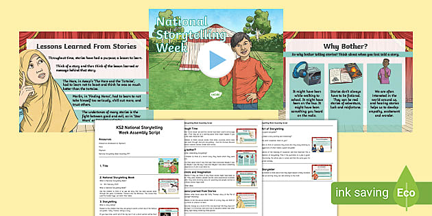 KS2 National Storytelling Week Assembly Pack