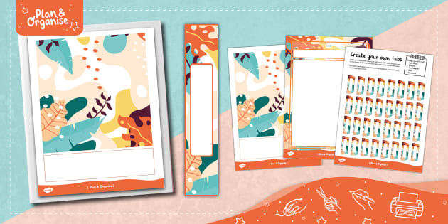 Colourful Jungle | Personalised Binder Pack (teacher made)