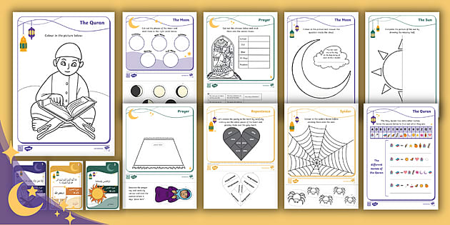 Ramadan Day 1-6: Activity Sheets (teacher made) - Twinkl
