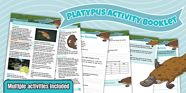Platypus Activity Booklet