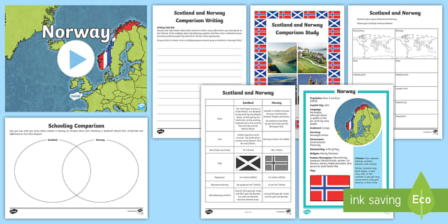 Scotland and Norway Comparison Resource Pack (teacher made)