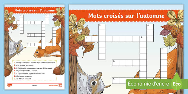 Mots mêlés - l'automne (Hecho por educadores) - Twinkl