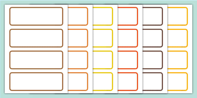  Free Classroom Label Templates Classroom Resources