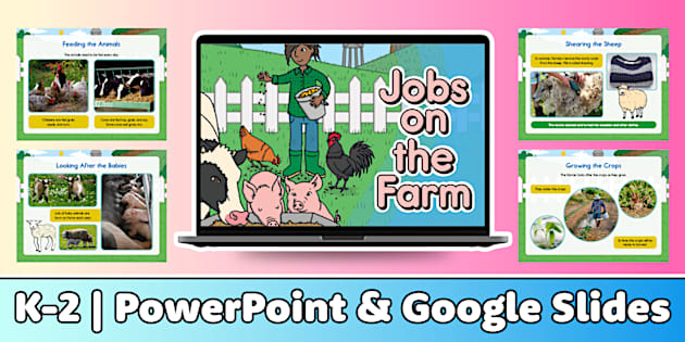 Jobs on the Farm PowerPoint and Google Slides