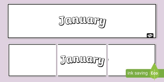 January Collaborative Drawing Display Banner Teacher Made