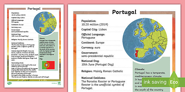 Portugal Geography Facts