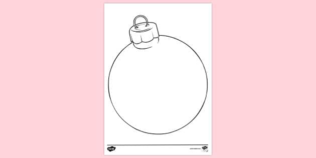 FREE! - Christmas Bauble Colouring Sheet | Colouring Sheets