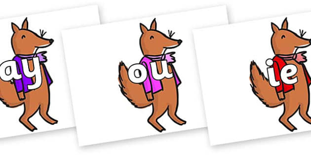 Phase 5 Phonemes on Small Fox 2 to Support Teaching on Fantastic Mr Fox