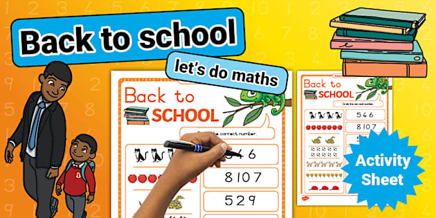 Grade 1 Maths - Worksheet: Circle the Correct Number