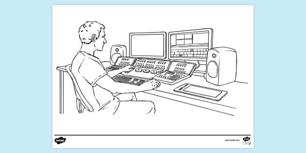 post production coloring pages for children