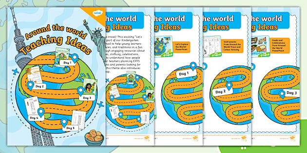 EYFS Teaching Ideas | Explore the World Weekly Planner for Kindergarten