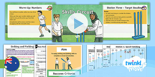 Move PE Y6 Striking and Fielding Lesson 6: Skills Circuit