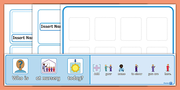 Twinkl Symbols: Self-Registration Display Pack - Twinkl