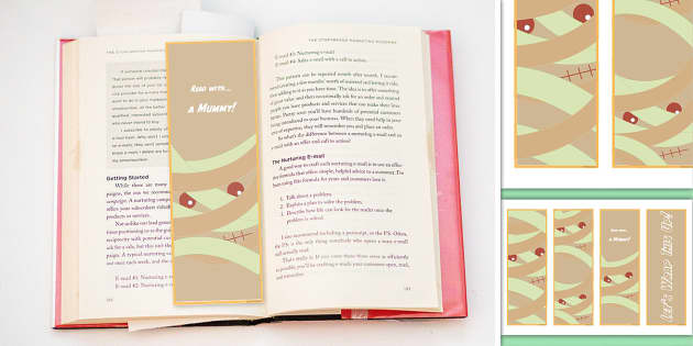 Mummy Graphic Bookmarks | Twinkl Party (Teacher-Made)