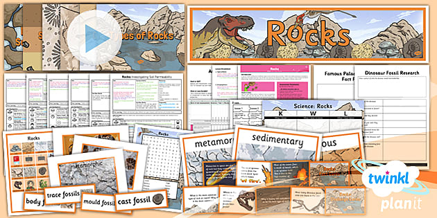 Science: Rocks and Soils Year 3 Unit Pack - Twinkl