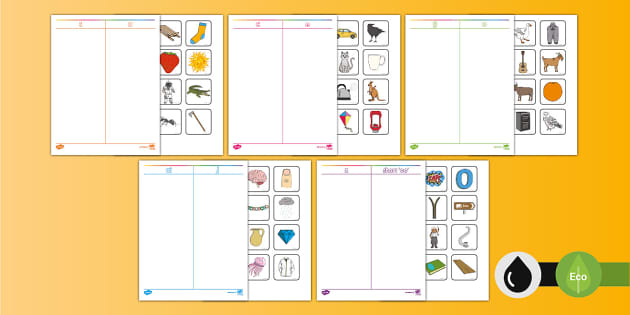 Phonics Canada: Letter Sound Sorts Complete Pack - Twinkl