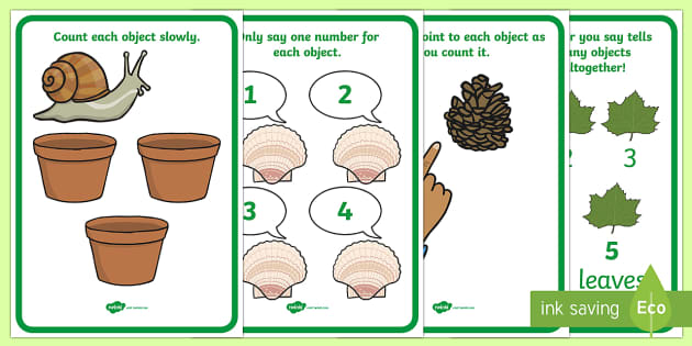 Careful Counting Prompts Display Posters