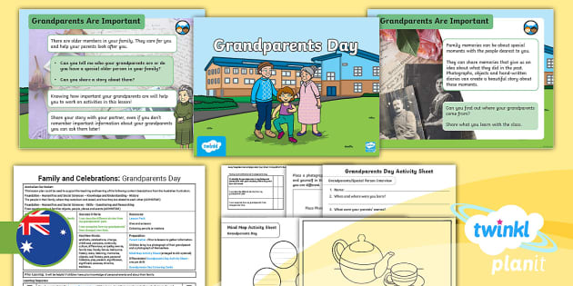 Foundation HASS History Family and Celebrations Grandparents Day