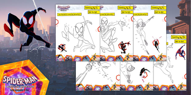 Spider-Man™: Counting by 2, 5, and 10 Dot-to-Dot Activities