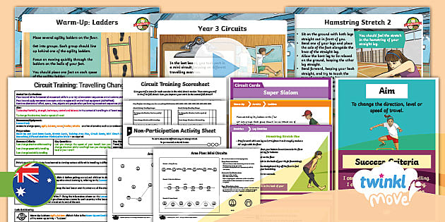 Move PE Year 3 Circuit Training: Lesson 2: Changing Travel