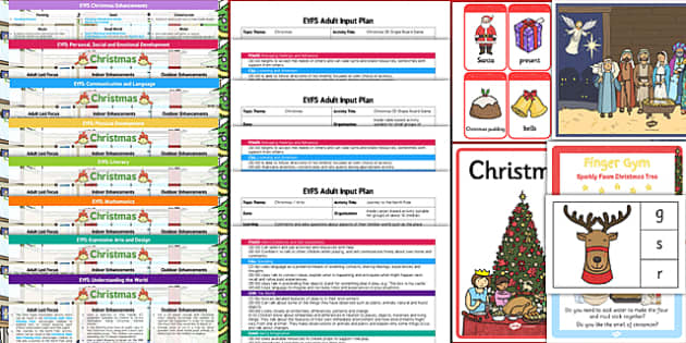 EYFS Christmas Themed Bumper Planning and Resource Pack