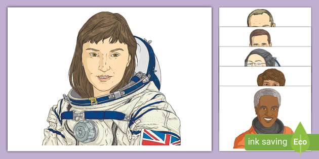 Astronauts Large Display Cut-Outs - KS2 (teacher made)
