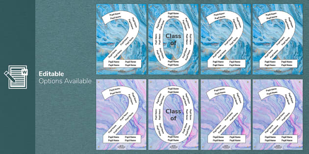 Class of 2022 Editable Poster | Leavers' Resources | Beyond