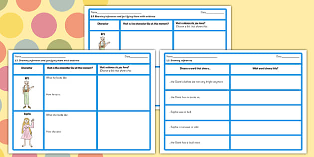 FREE! - Inferences and Justifying Opinions Worksheet to Support Teaching on