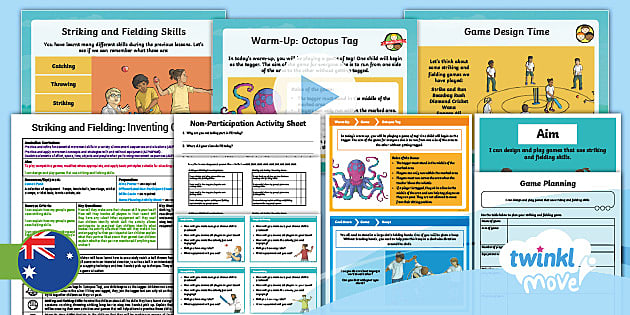 Move PE Striking and Fielding Lesson 6: Inventing Games