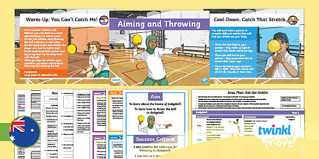Move PE Year 3 Dodgeball Lesson 1: Aiming and Throwing