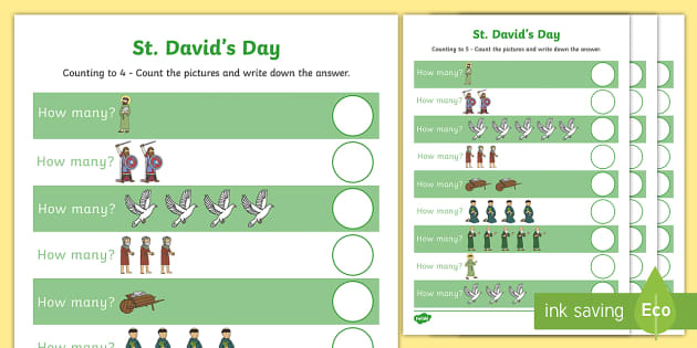 Fun St Davids Day Maths Activities - Learning Resources