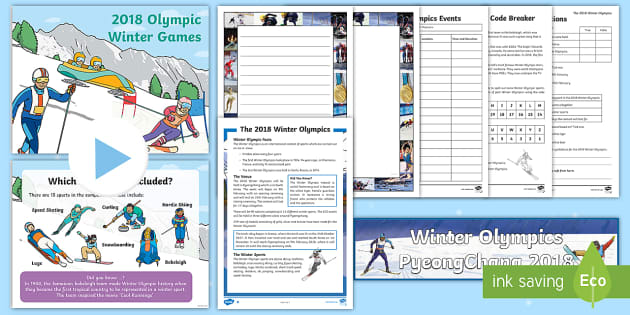 CFE Second Level Winter Olympics Resource Pack