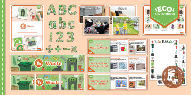 Year 1 Waste: Display Pack (Teacher-Made) - Twinkl