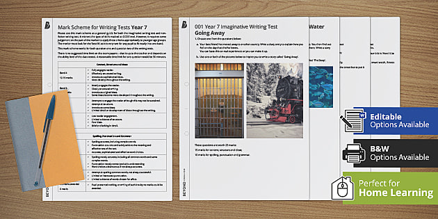 * NEW * Year 7/KS3 English Writing Test Papers