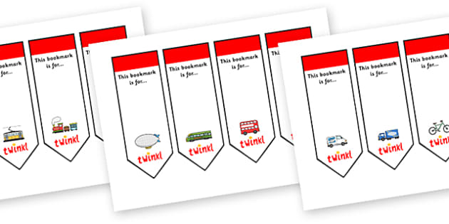 Editable Transport Bookmarks