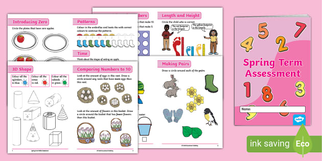 👉 EYFS Spring Term Assessment (Supporting White Rose Maths)