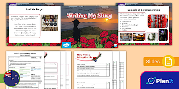 Phase 1: Anzac Day Story Writing Lesson 3: Writing My Story