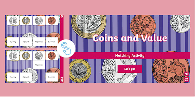 👉 Coins and Value Interactive Matching Game - Twinkl