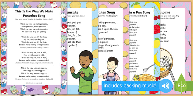 Shrove Tuesday Songs and Rhymes for Early Years