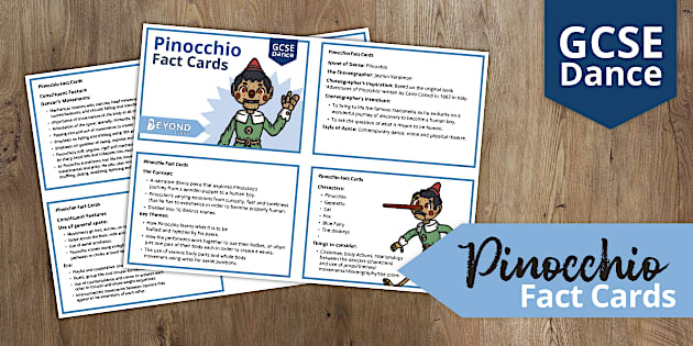 Pinocchio Fact Cards