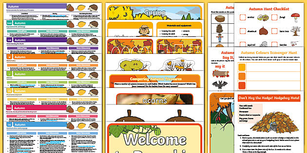 Kindergarten Autumn Planning &Continuous Provision Pack (Reception)
