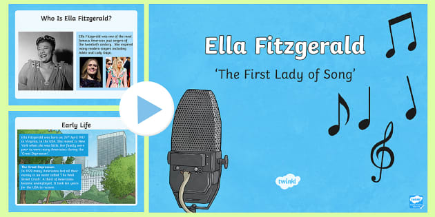 All about Ella Fitzgerald PowerPoint