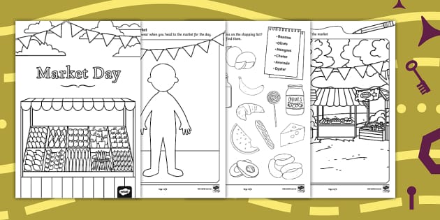 Market Activity Booklet to Support Teaching of Market Day
