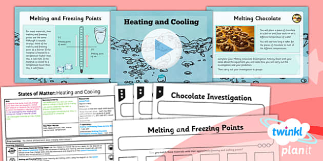 Science: States of Matter: Heating and Cooling Year 4 Lesson Pack 3