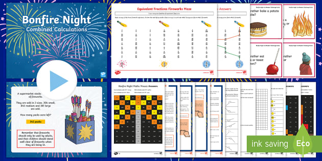 LKS2 Bonfire Night Activity Pack (teacher made) - Twinkl