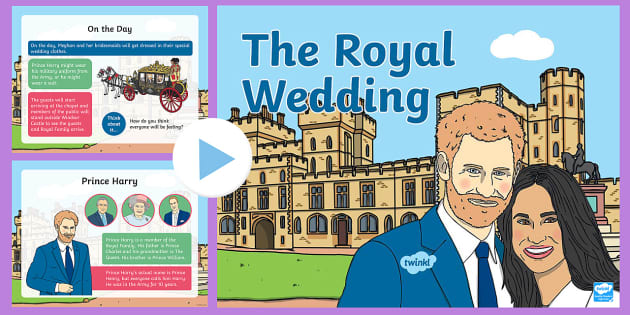KS1 All about The Royal Wedding PowerPoint - prince harry and meghan markle