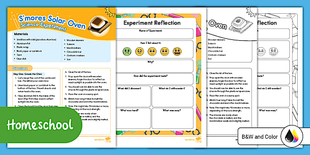 Edible S’mores Solar Oven Science Experiment for Kids